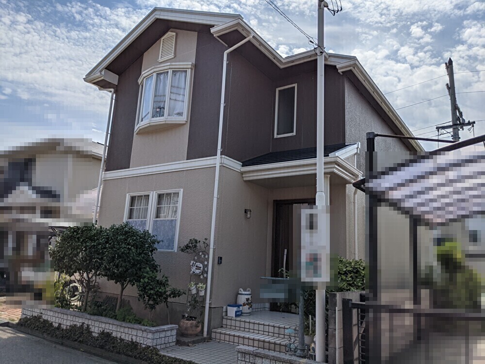 F様邸 【外壁色】 1階：日塗工番号17-40D 2階：日塗工番号19-70D | 和歌山市で浴室などの水回りリフォーム・住宅リフォームは住まいのリフォーム美空間